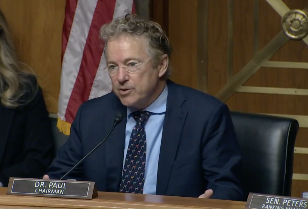 Dr. Paul Delivers Opening Remarks at Hearing on Nominations of the ...